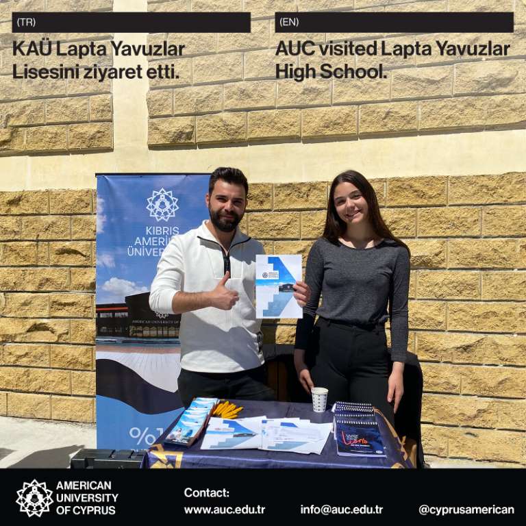 AUC visited Lapta Yavuzlar High School - American University of Cyprus
