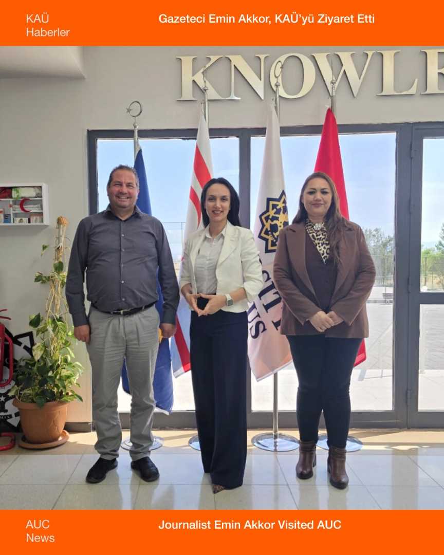 Journalist Emin Akkor Visited AUC - American University of Cyprus