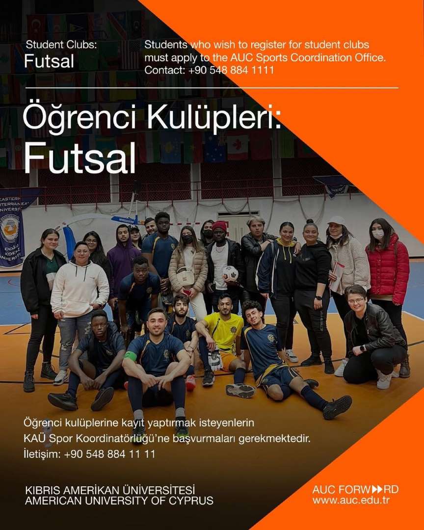 Student Clubs: Futsal - American University of Cyprus
